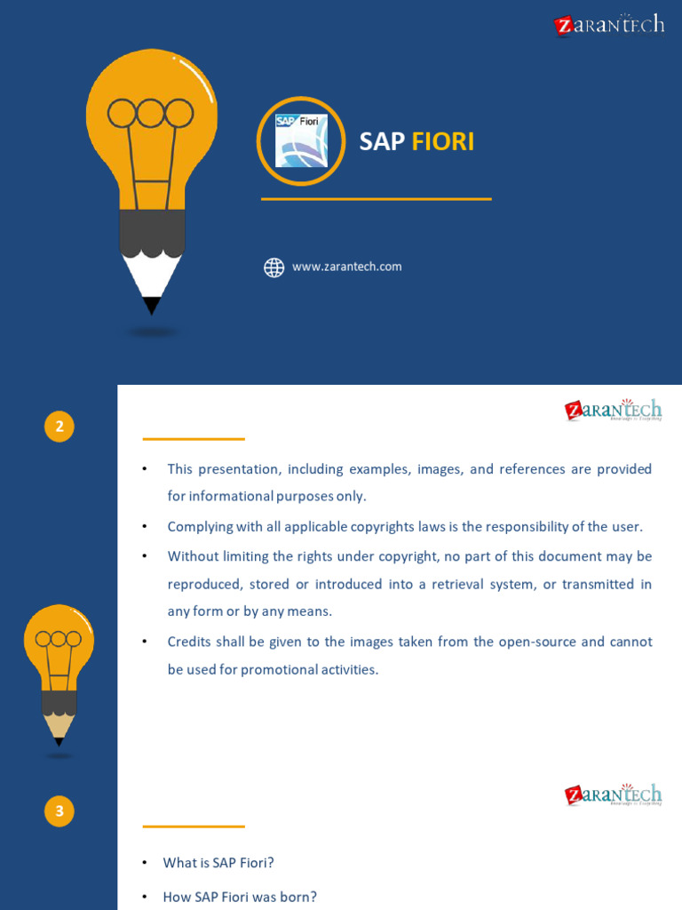 Introduction To SAP FIORI | PDF | Application Software | Mobile App