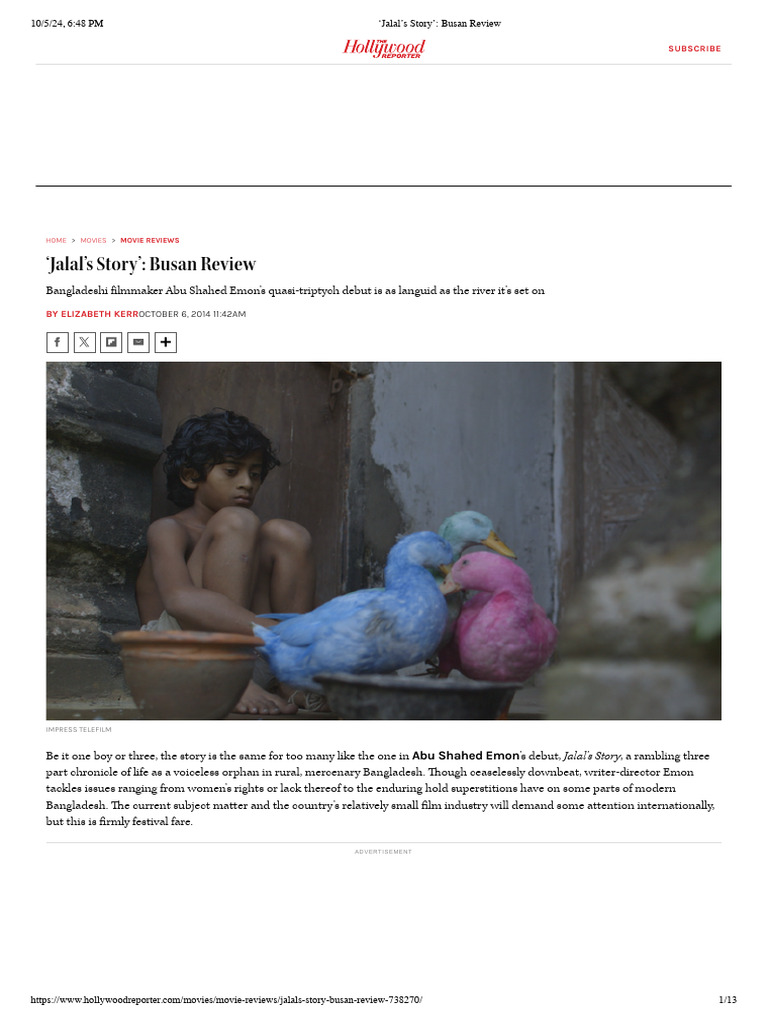 Jalal's Story' - Busan Review | PDF