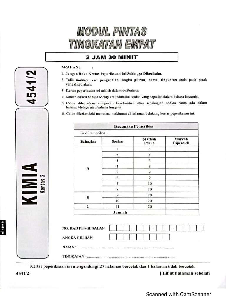 Modul Pintas Tingkatan 4 2021 | PDF