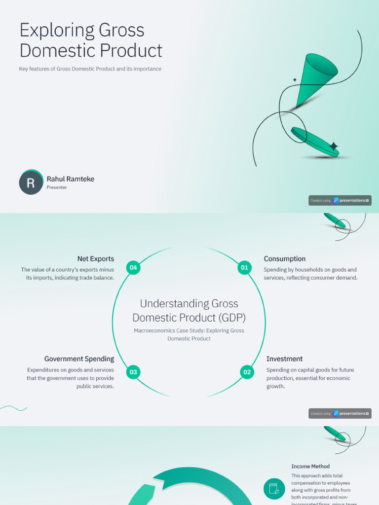 Macroeconomics Case Study On GDP | PDF