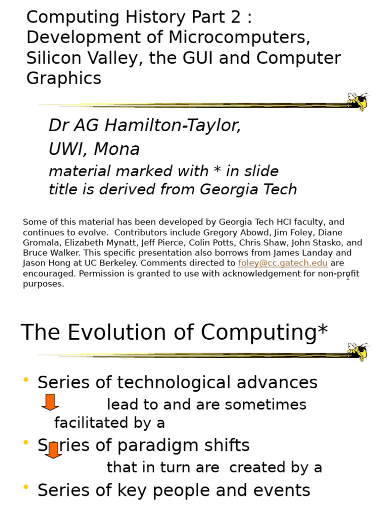 Computing History Part 2 Microcomputers and GUI v19h | PDF ...