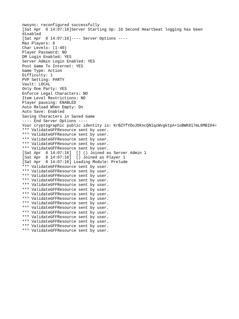 Nwclient Log 1 | PDF
