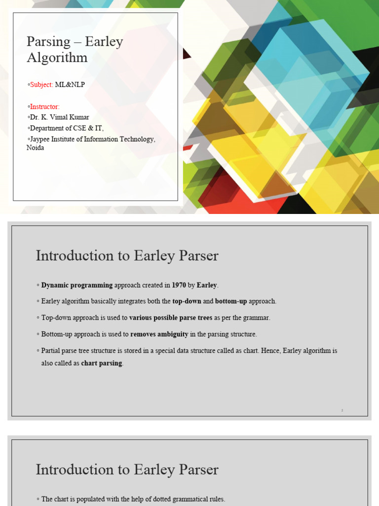 earley parser | PDF | Parsing | Grammar earley parser | PDF | Parsing | Grammar