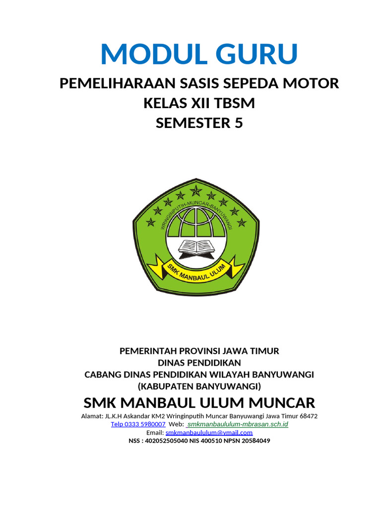 Modul Sasis 3 Untuk Guru | PDF