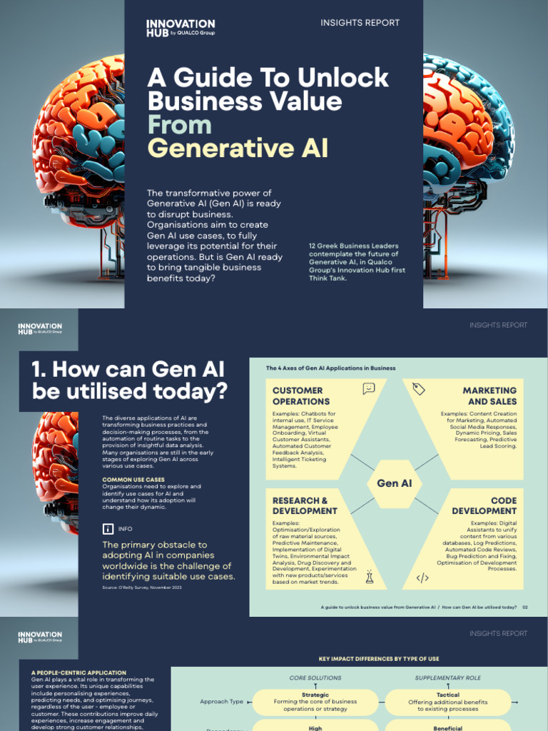 Unlocking Business Value from Gen AI | PDF | Artificial Intelligence ...