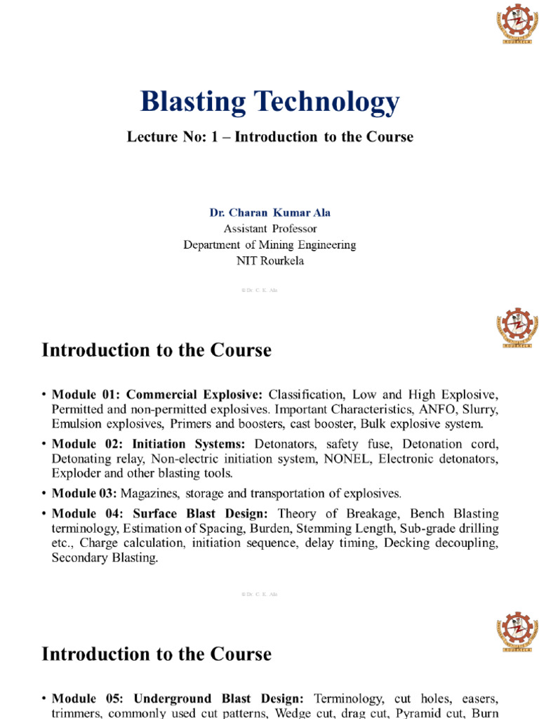 Lecture 1 - Introduction To The Course | PDF