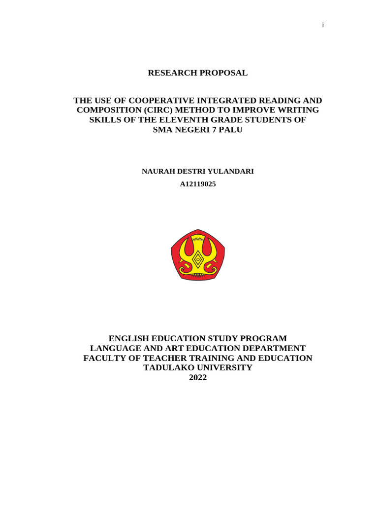 PROPOSAL (2) | PDF | Reading Comprehension | Vocabulary