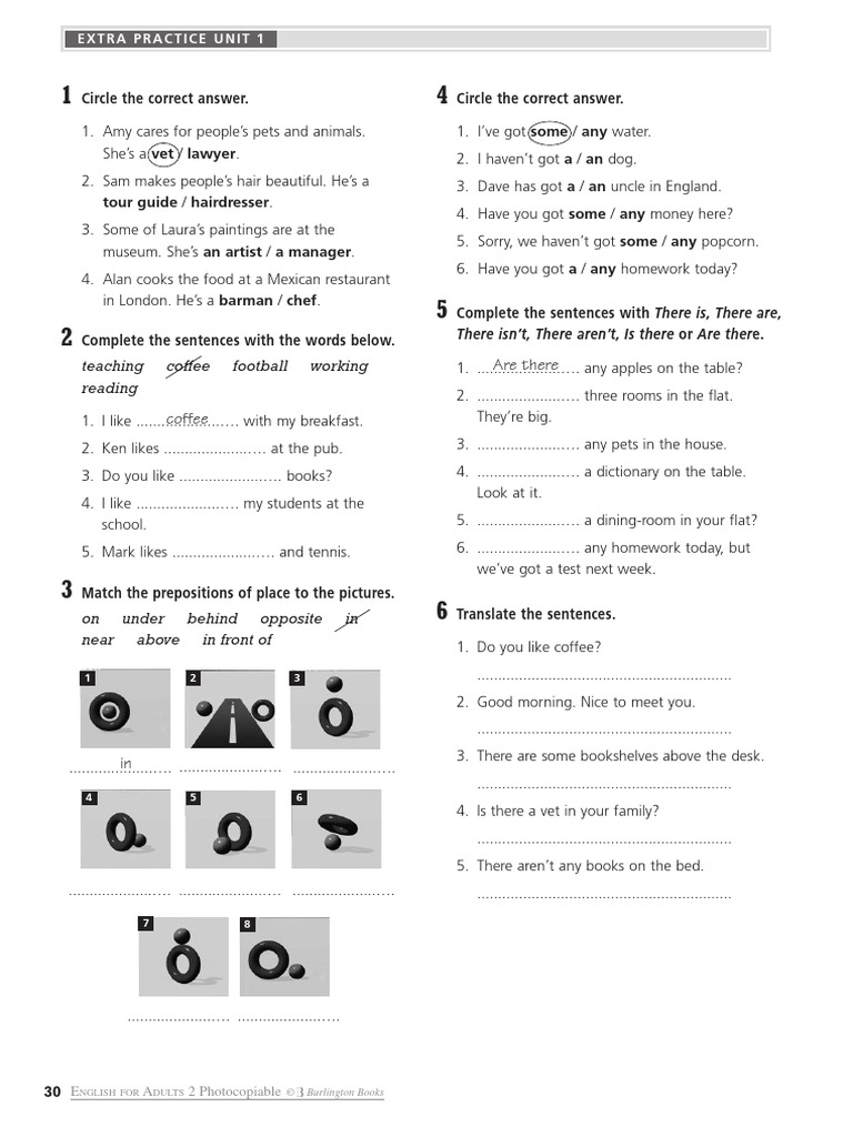 Extra Practice Unit 1 Book 2 | PDF | Foreign Language Studies | Home & Garden