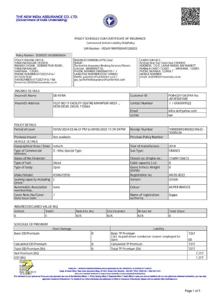 12112024114905XCMG 500 Crane Docs - 11 Zon | PDF