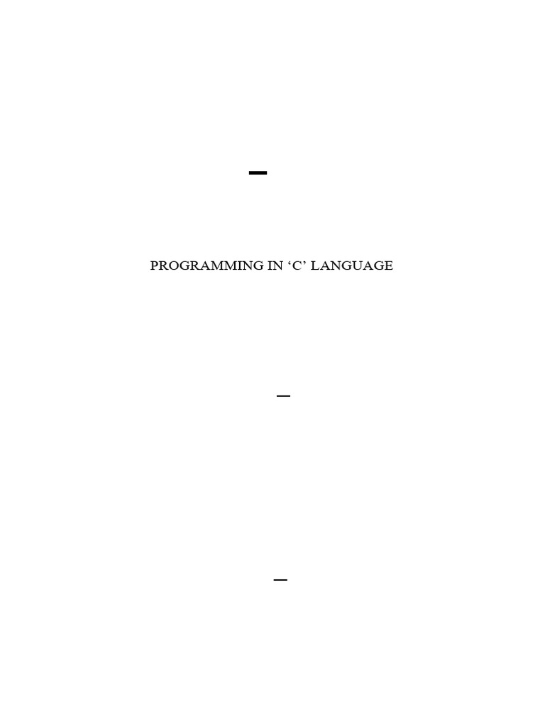 Bca Part 1 Programming in C Language Ed 2853 2021 | PDF | Computers | Technology & Engineering