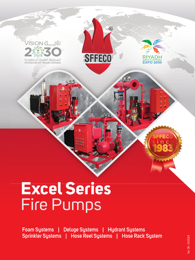 SFFECO Fire Pump System Technology | PDF | Pump | Electric Motor