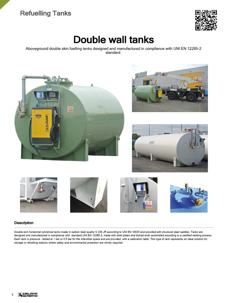 Aboveground Double Skin Tanks | PDF
