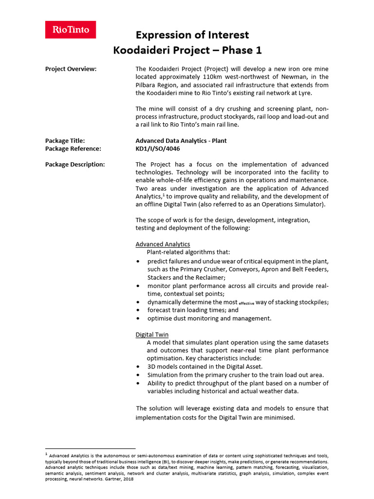Advanced Analytics For Mining Pdf Analytics Simulation 4728