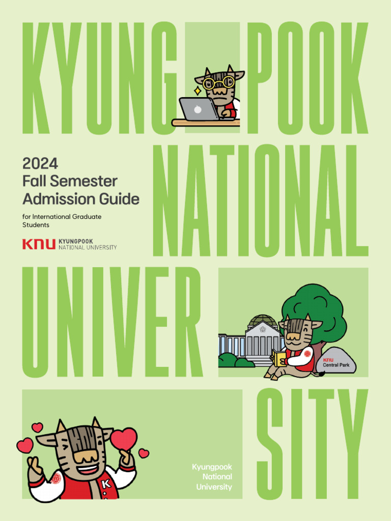KNU 2024 Fall Admission Guide for International Students | PDF ...
