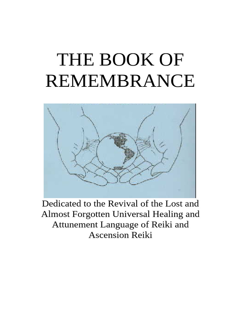 Ascension Reiki The Book of Remembrance | PDF | Atoms | Reiki