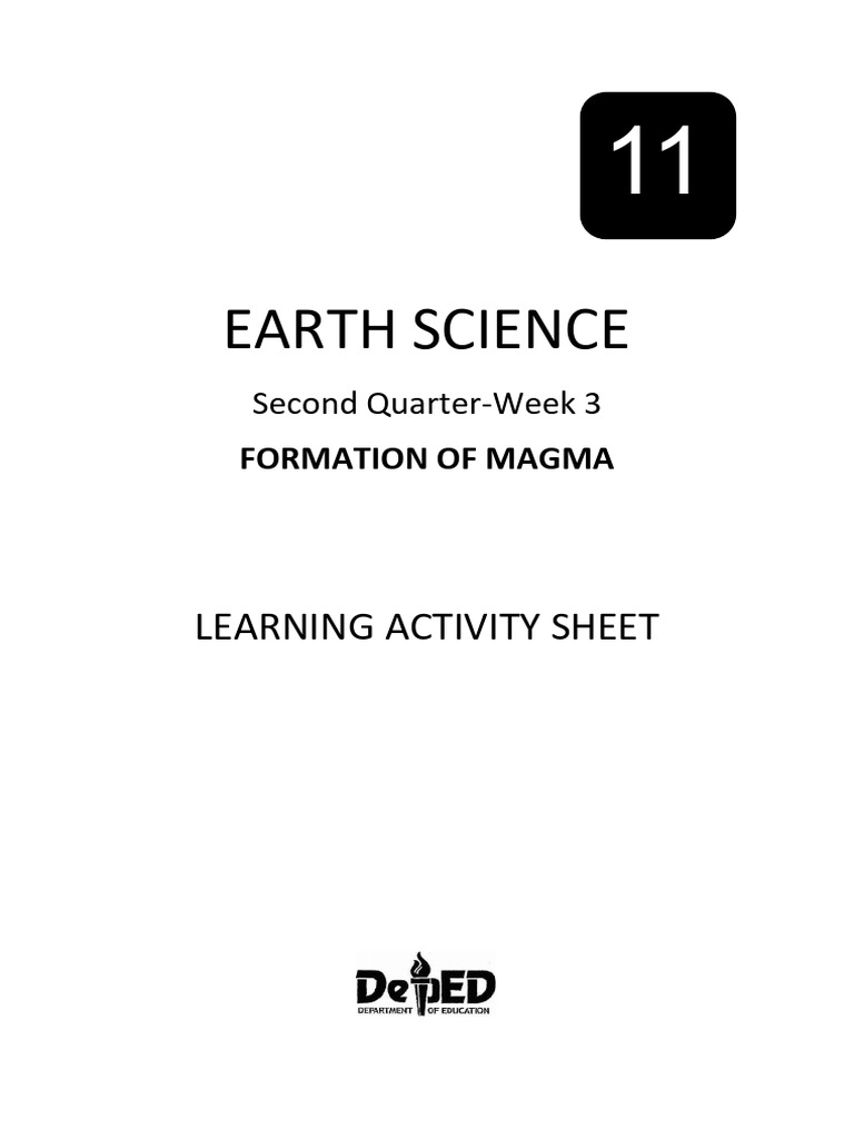 Magma Formation in Earth Science | PDF | Magma | Volcano
