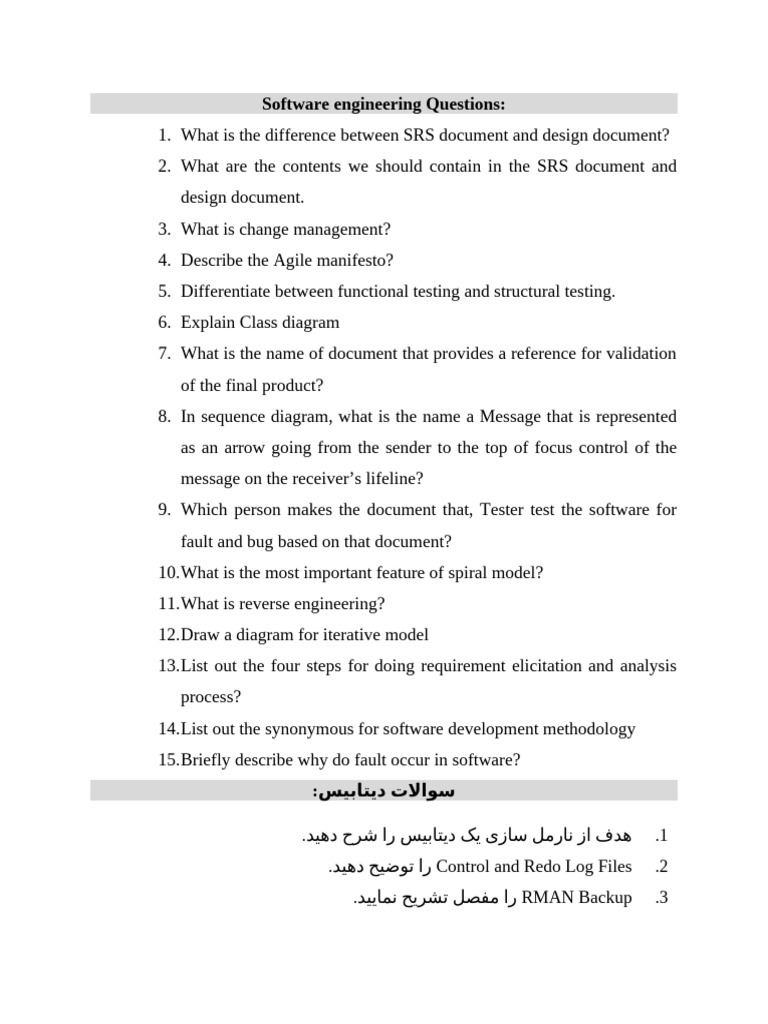 Comprehensive Software Engineering Q&A Guide | PDF | Php | Encryption