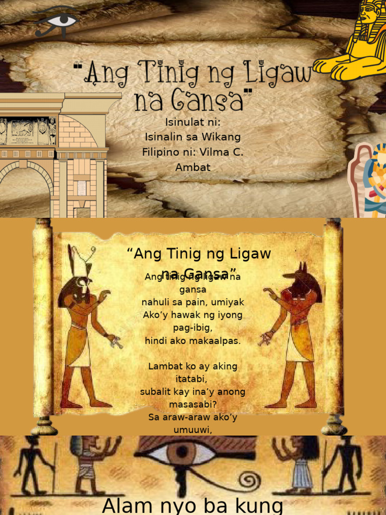 Ang Tinig NG Ligaw Na Gansa (Autosaved) | PDF