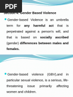 Grade 11, Notes On GBV | PDF | LGBTQIA+ Studies | Lgbt