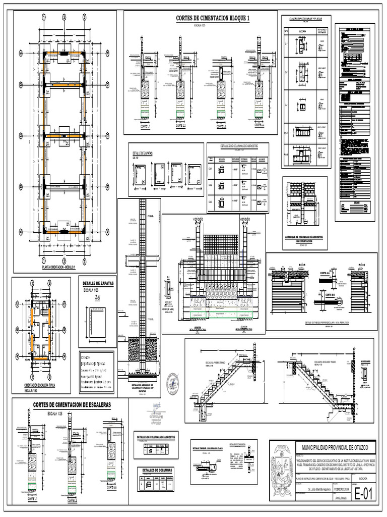 E-01 E-04 Estructuras - 2 de Mayo Okk-E-01 | PDF