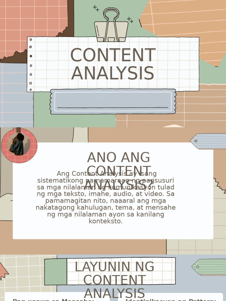 Filipino PPT Content Analysis | PDF