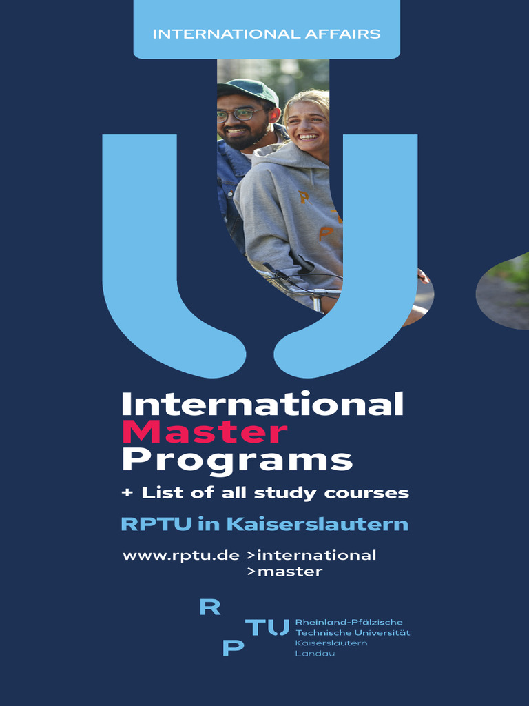 RPTU International Master's Programs Guide | PDF | Mathematics | Neuroscience
