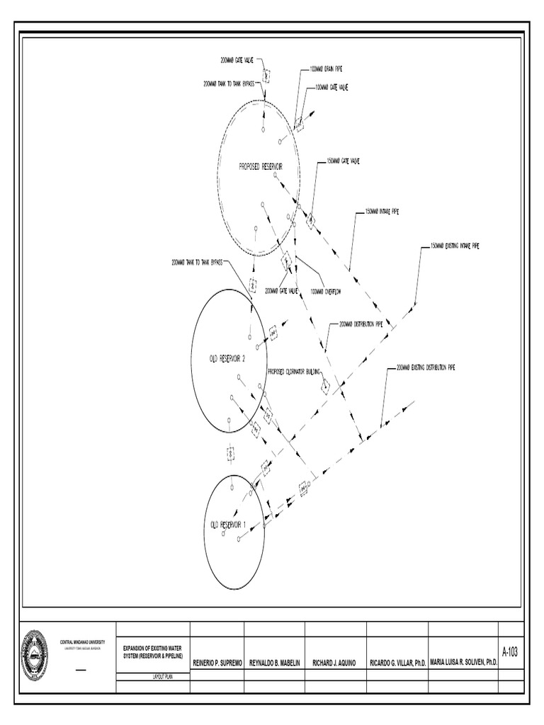 A-103 Layout Plan | PDF