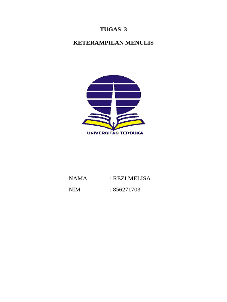 Tugas 3 Keterampilan Menulis | PDF
