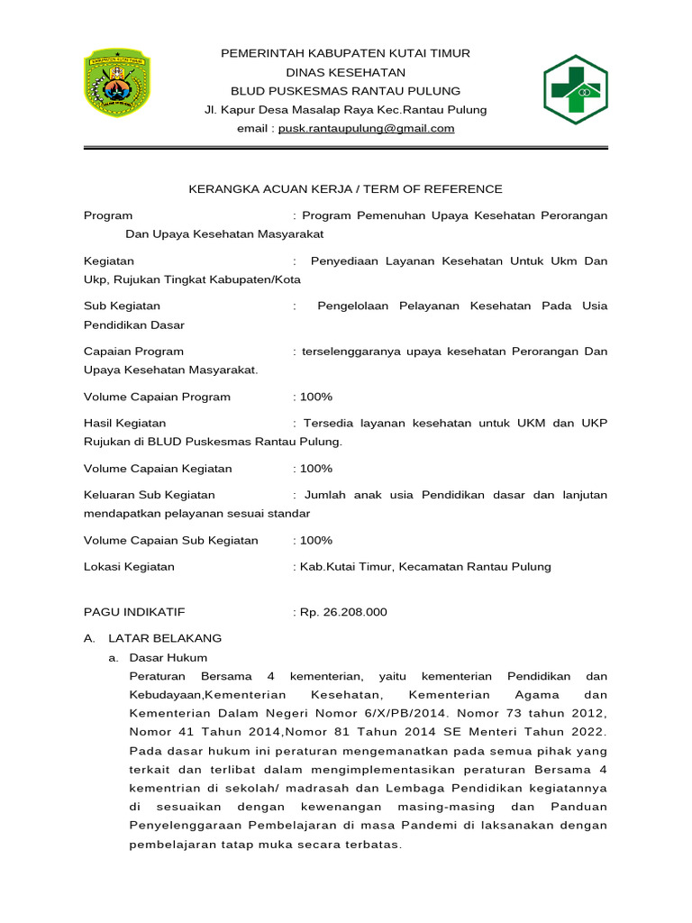 Kak PPTM 2024 | PDF | Kesehatan Holistik