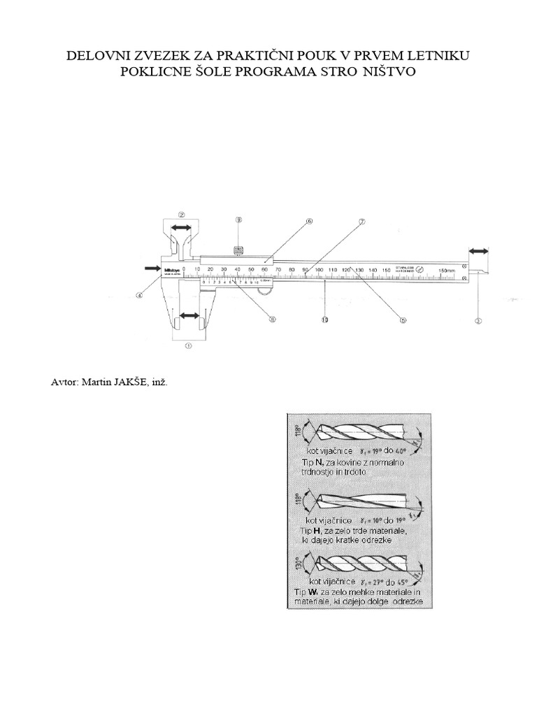 Delovni Zvezek Za Praktični Pouk | PDF