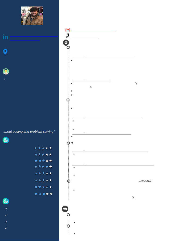 Java Developer Profile: Chirag Mittal | PDF | Computing | Computer ...
