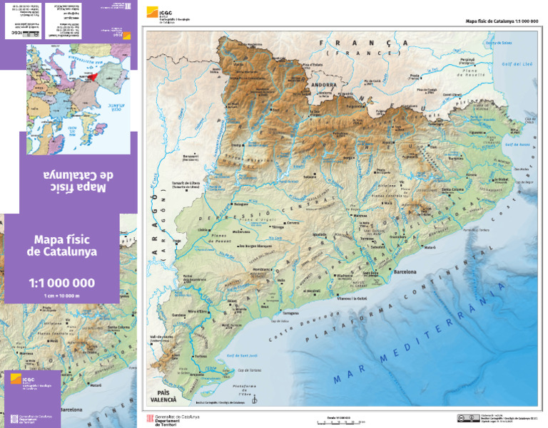 Mapa Físic ICGC | PDF