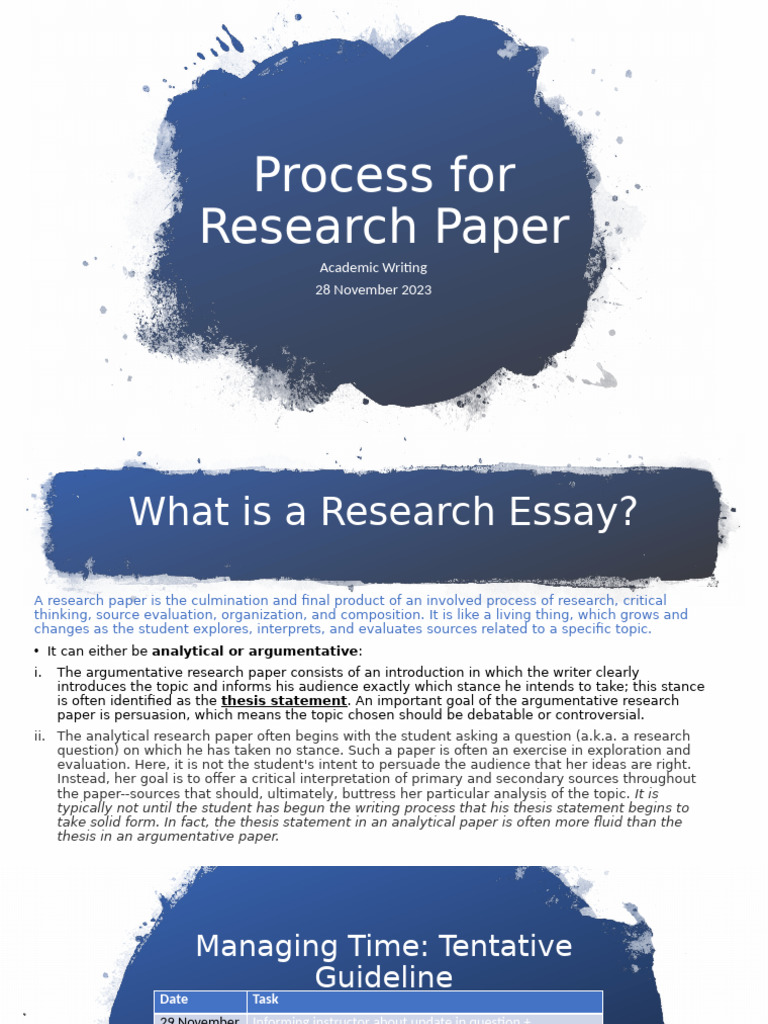 Research Process Last | PDF | Thesis | Essays