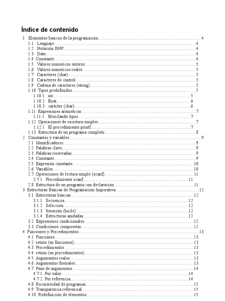 Programación en C+ | PDF | Cadena (informática) | Lenguaje de programación