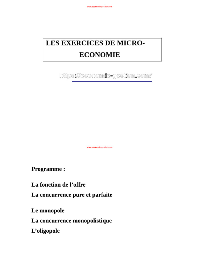 Micro Courses | PDF