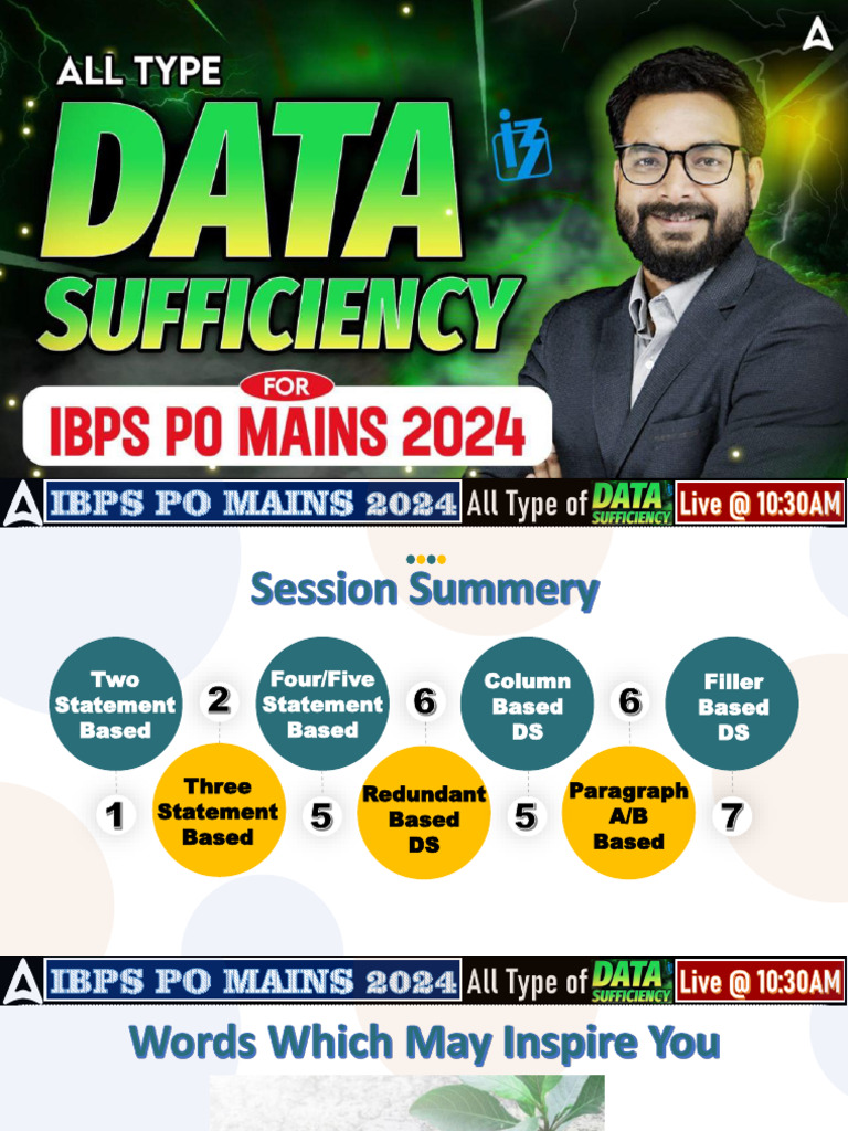 IBPS PO MAINS 2024 - All Type DSF | PDF
