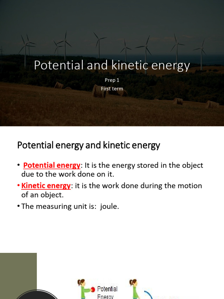 Understanding Potential and Kinetic Energy | PDF | Potential Energy ...