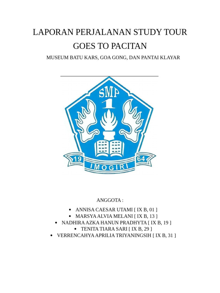 Kliping Tugas Study Tour | PDF