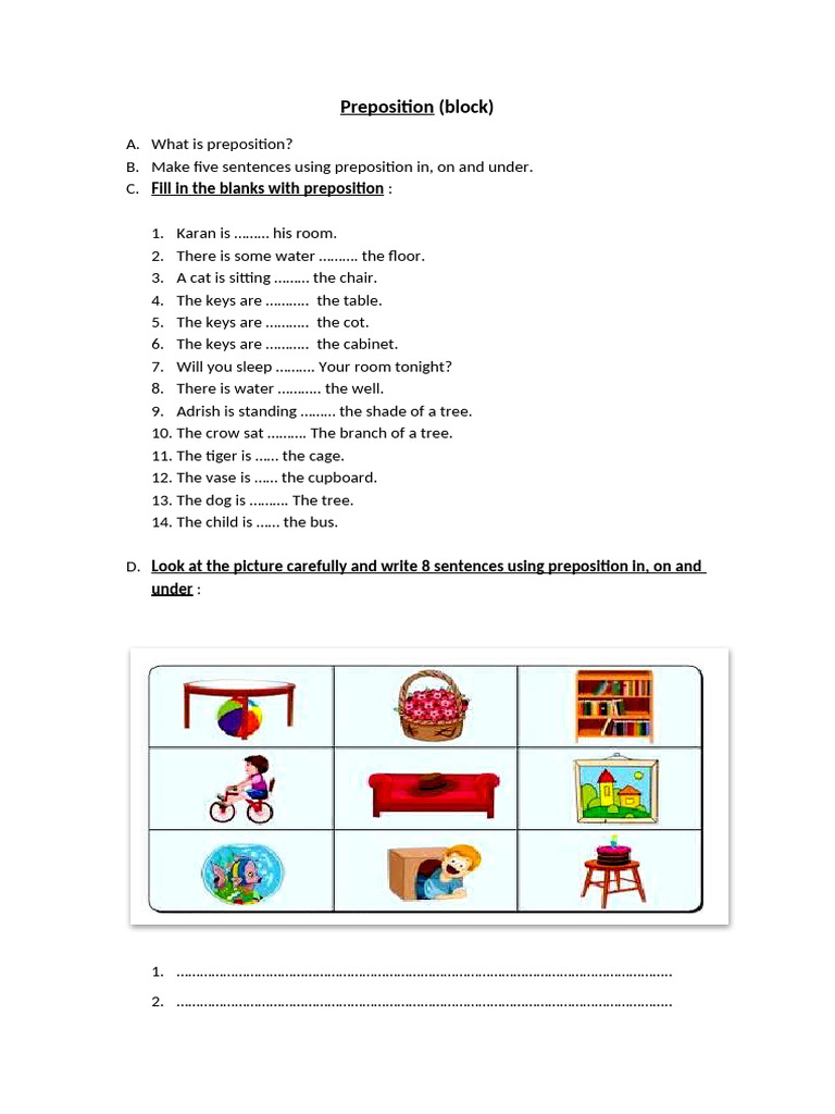 Preposition | PDF | Language Arts & Discipline
