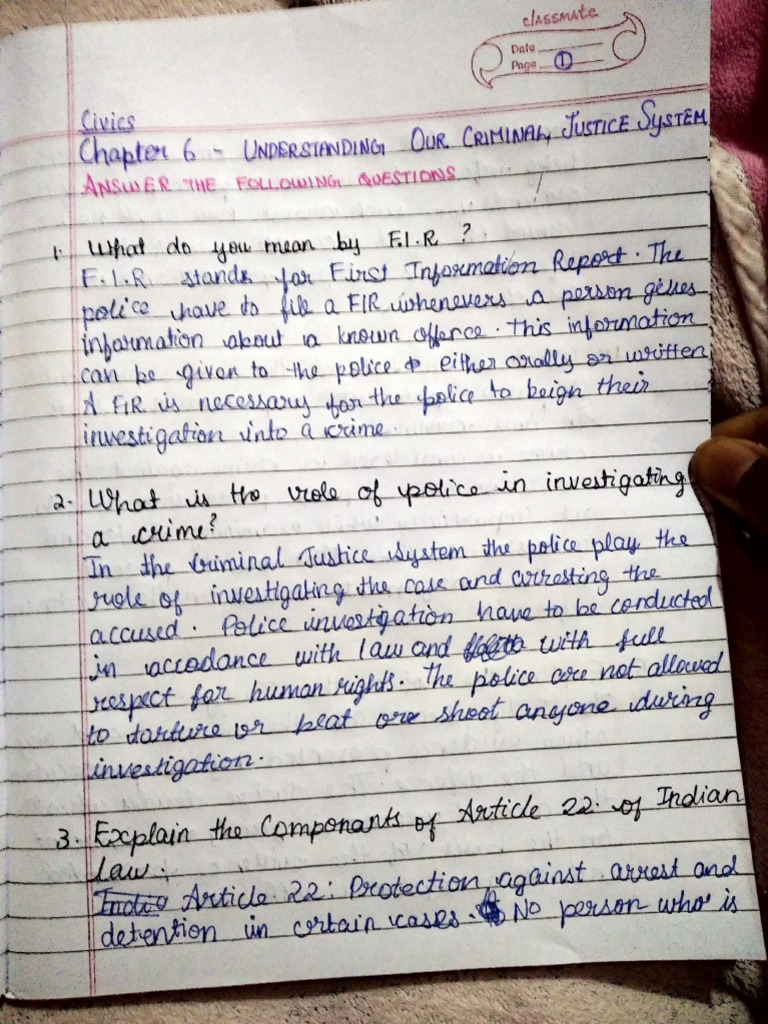 Civ CH 6 CW Class 10 | PDF