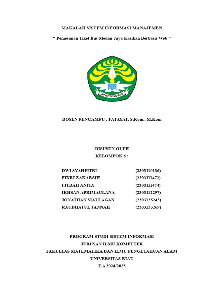 Kelompok 6 Sim | PDF | Bisnis | Komputer