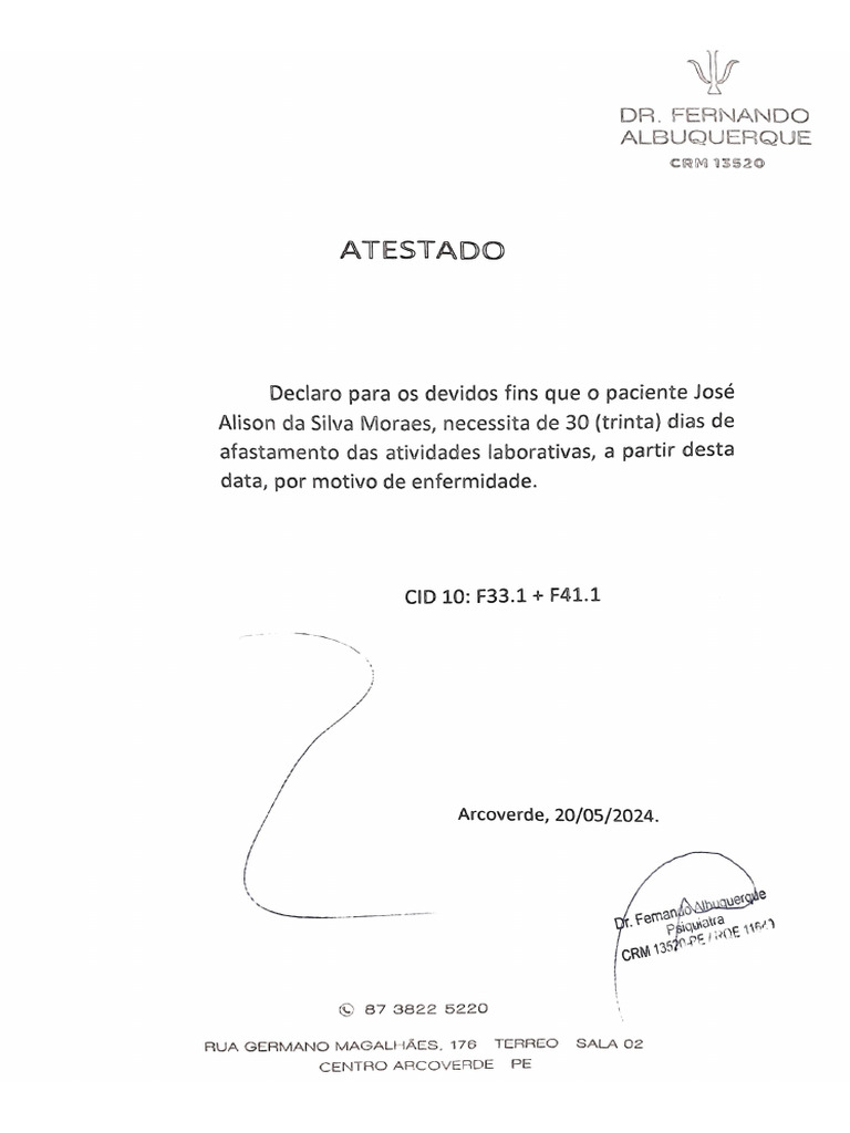 Atestado | PDF