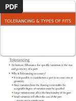 ANSI Fits and Tolerances Overview | PDF