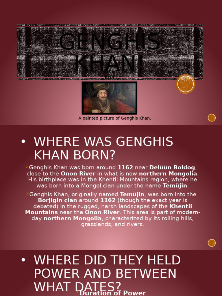 Genghis Khan! | PDF | Genghis Khan | Mongol Empire