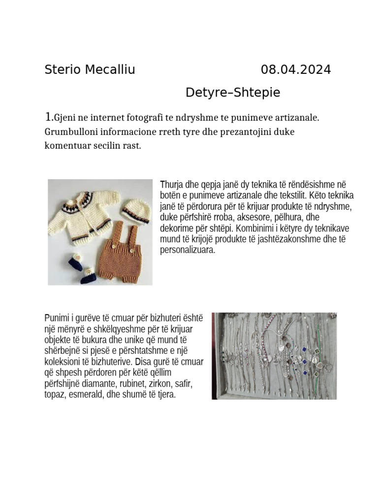 Punime Artizanale | PDF