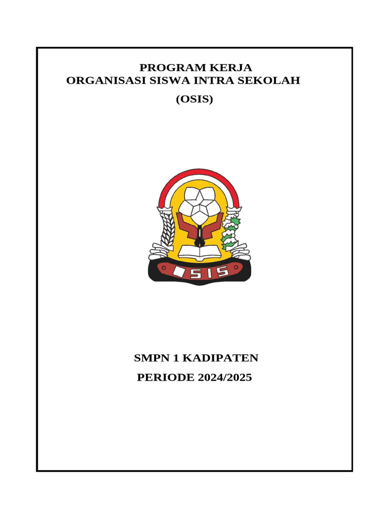 PROKER OSIS 2024 FIKS Pisan | PDF