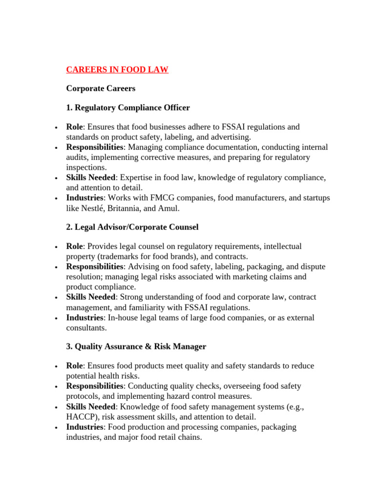 Food Law Course Reference Materal Ilw | PDF | Food Safety | Regulatory Compliance