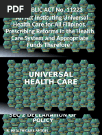 Universal Healthcare Law (RA 11223) | PDF | Health Care | Securities ...