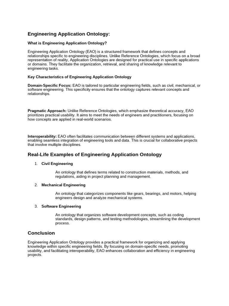 Engineering Ontology by Nihaal | PDF