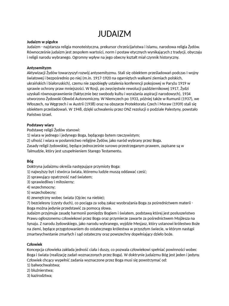 Judaizm | PDF
